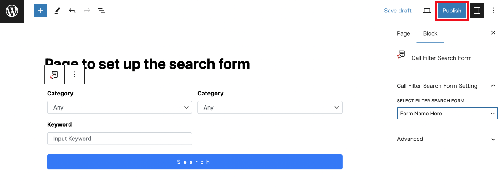 How to Add Forms | Docs | VK Filter Search