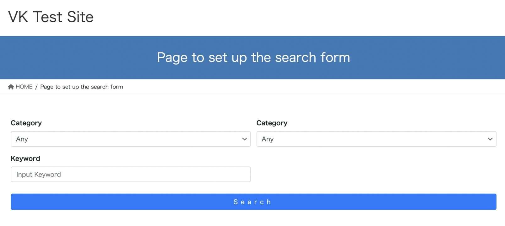 How to Add Forms | Docs | VK Filter Search
